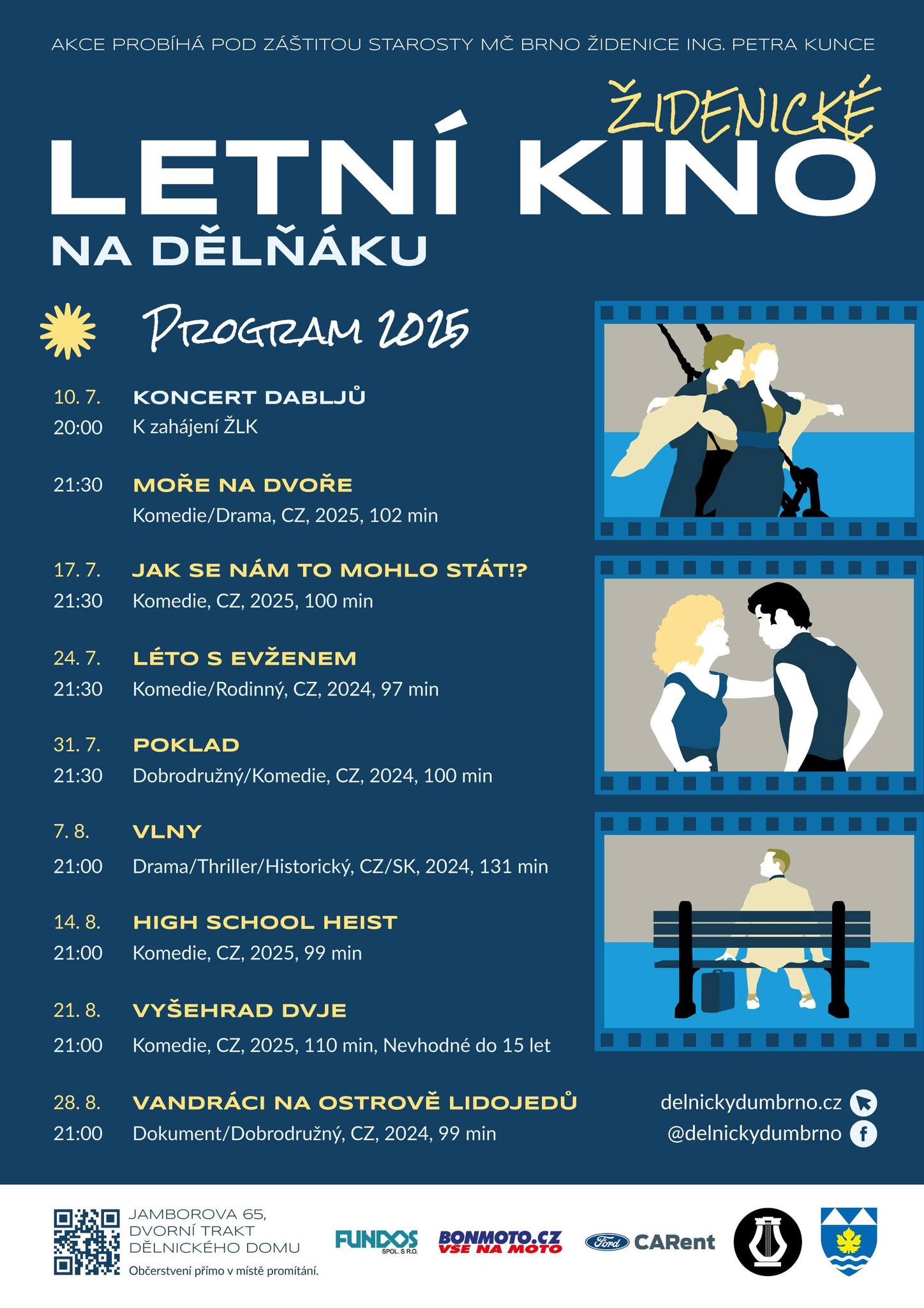 POKLAD - Židenické letní kino na Dělňáku - Městská část Brno-Židenice